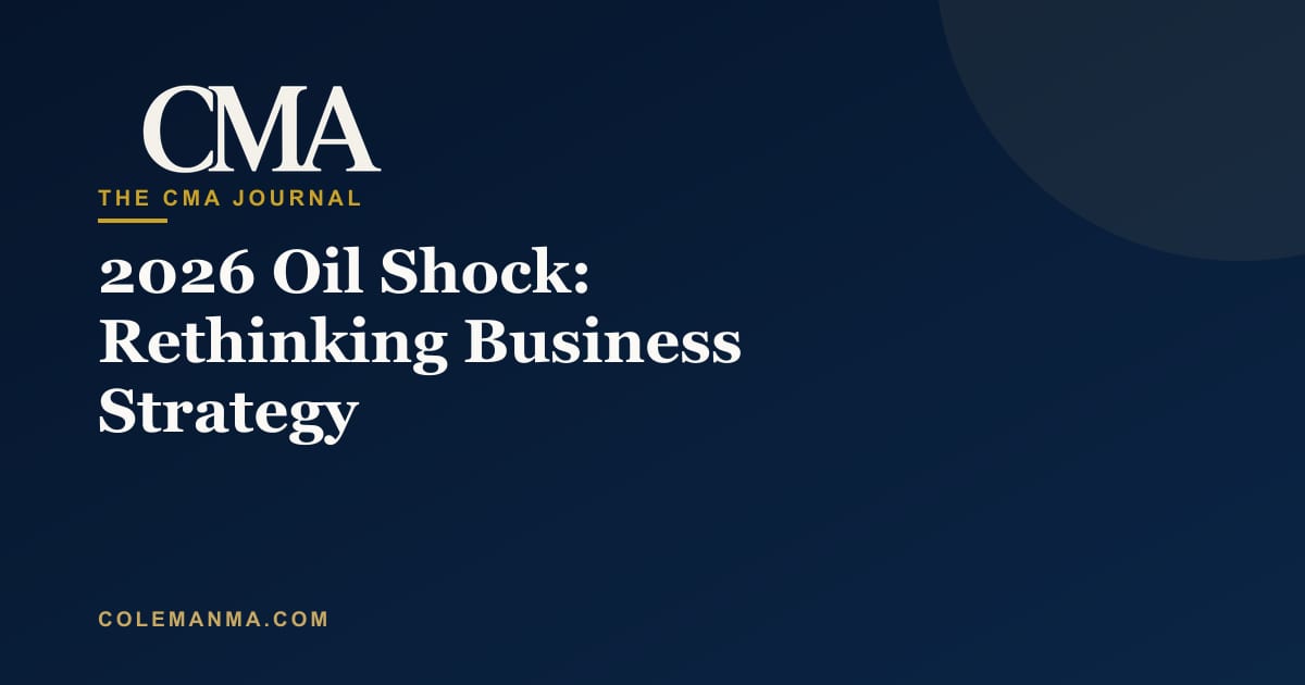 2026 Oil Shock: Rethinking Business Strategy | CMA